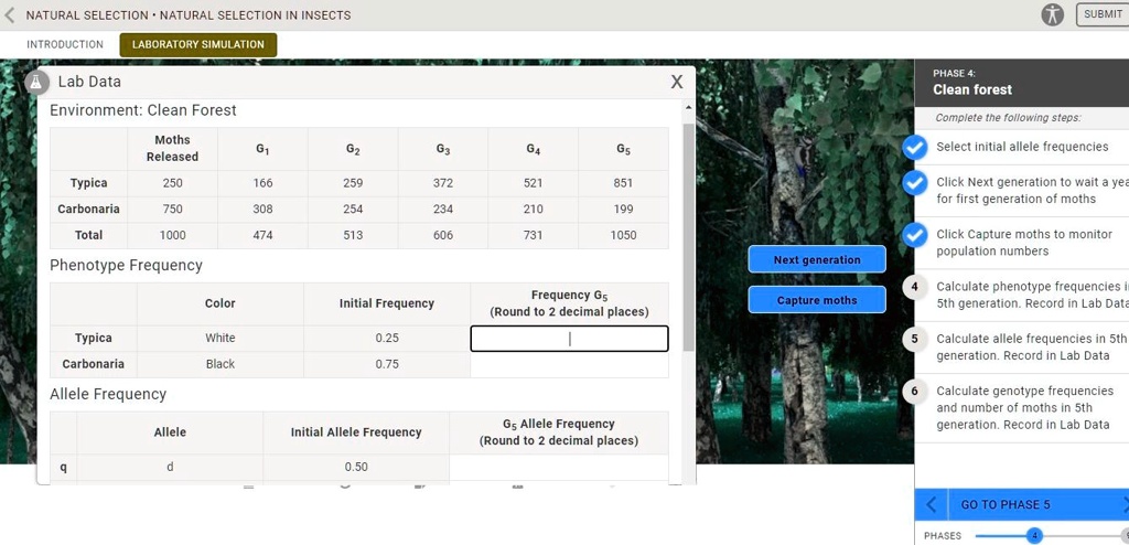 natural selection natural selection in insects submit introouction ...