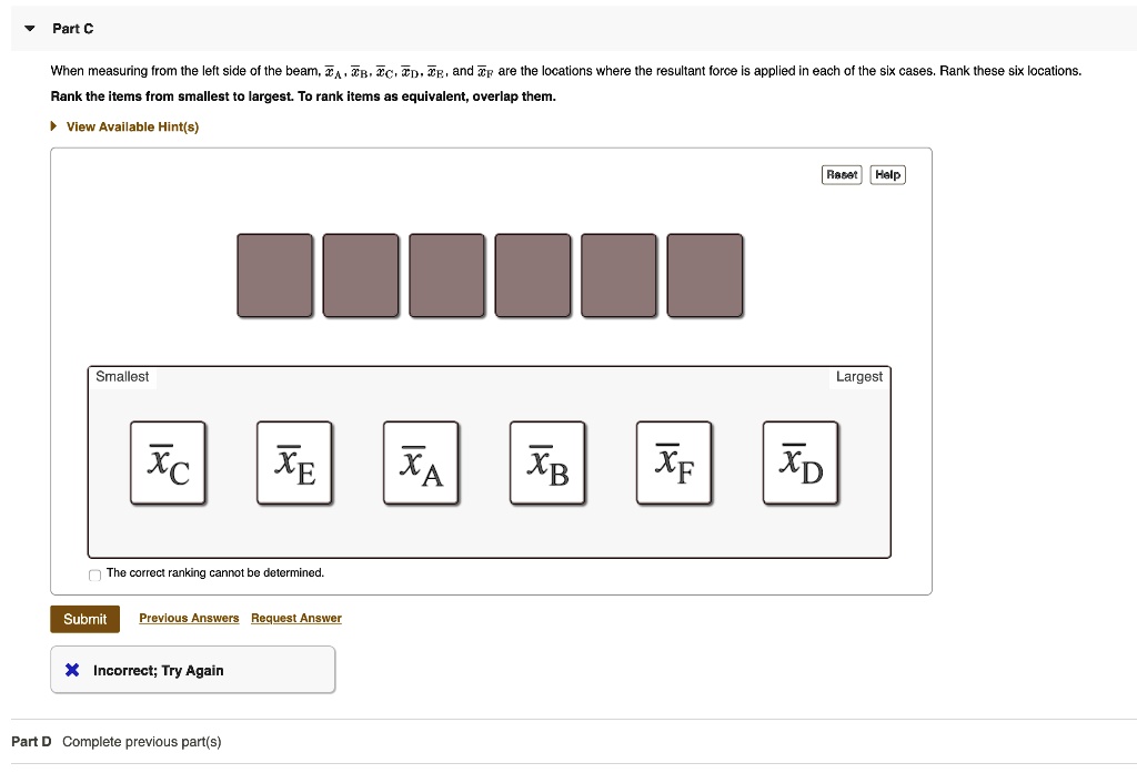 part c when measuring irom the left side ol the beam a zr ec p zr and f ...