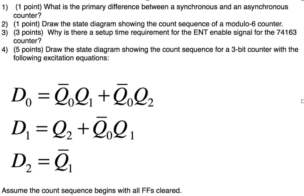 VIDEO solution: 1) What is the primary difference between a synchronous ...