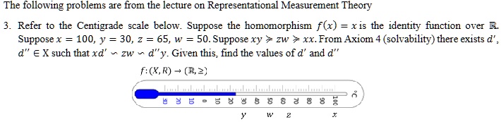 SOLVED: The following problems are from the lecture on Representational ...