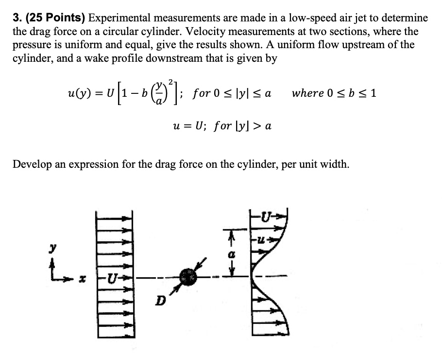 Solved Experimental Measurements Are Made In A Low Speed Air Jet To