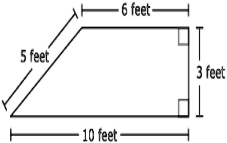 SOLVED: 'A figure is shown with the given dimensions. What is the area ...