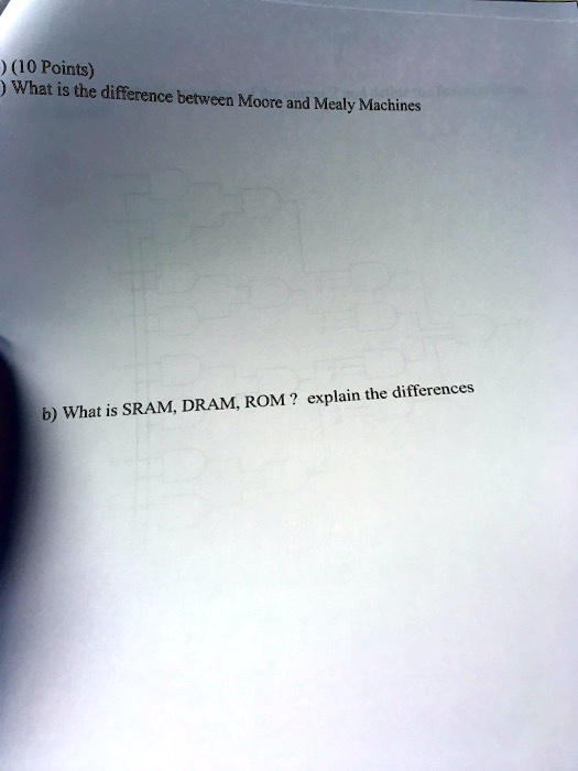 [GET ANSWER] (10 Points) What is the difference between Moore and Mealy ...