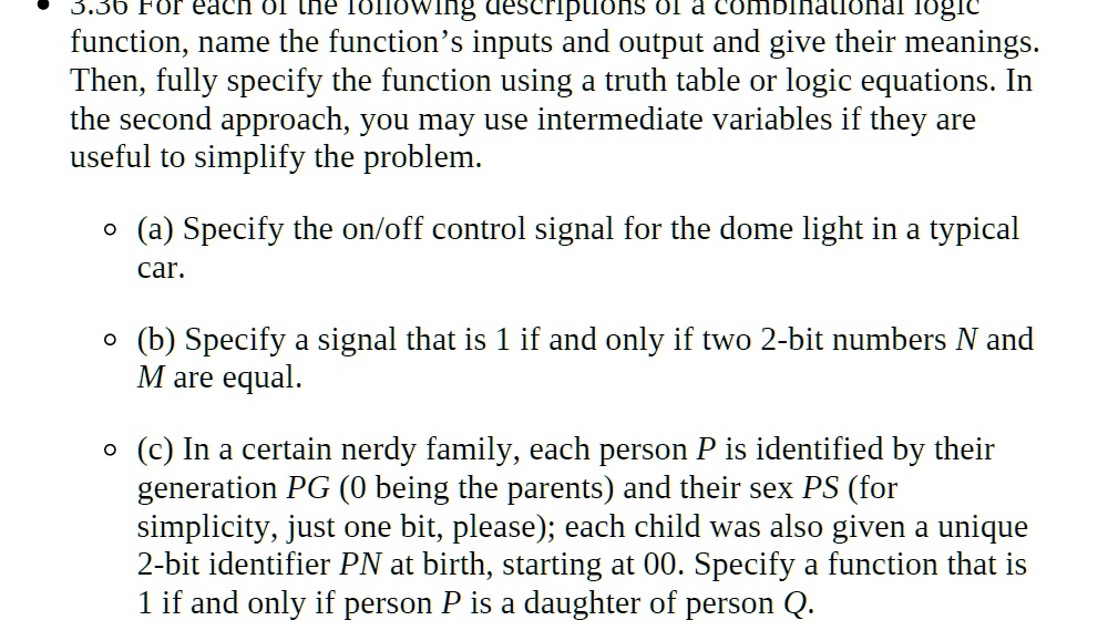 jo fol edchl 0l lne ollowmng uesctpons 01 d comdldllolldl 10g1c ...