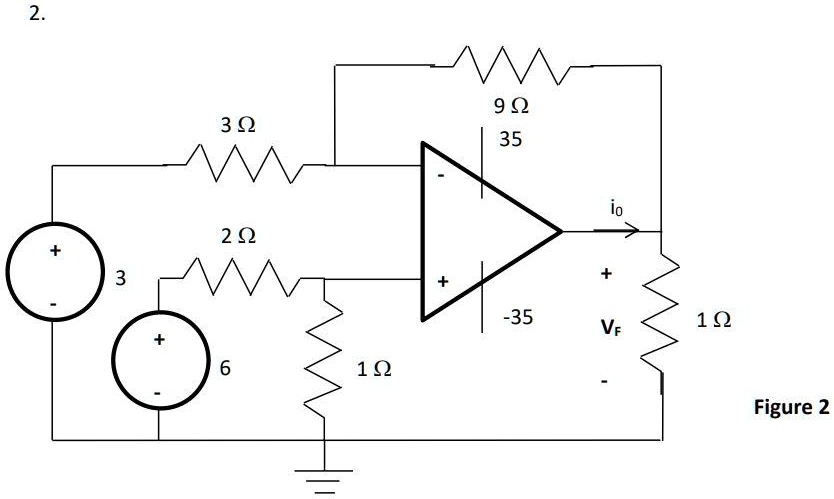 SOLVED: In the circuit in Figure 2, the operational amplifier has an ...