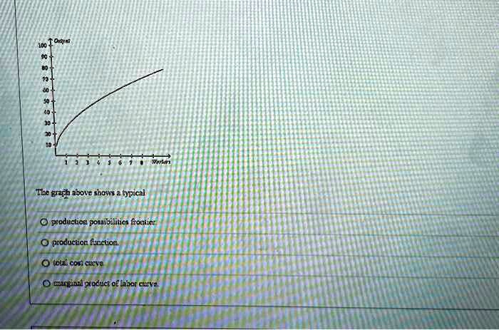 SOLVED: The graph above shows a typical production function.