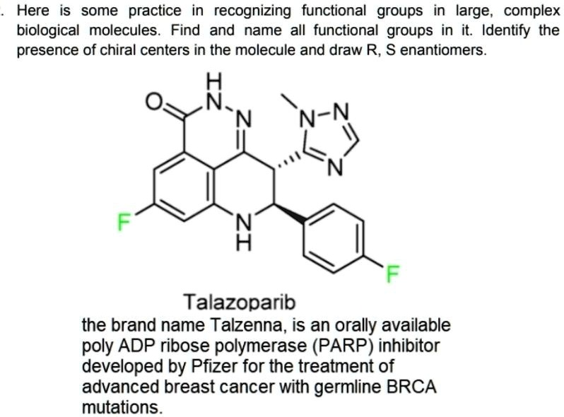SOLVED: Here is some practice in recognizing functional groups in large ...