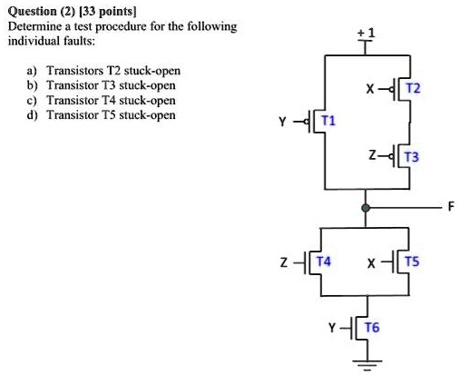 SOLVED: Question 2 [33 points]: Determine a test procedure for the ...