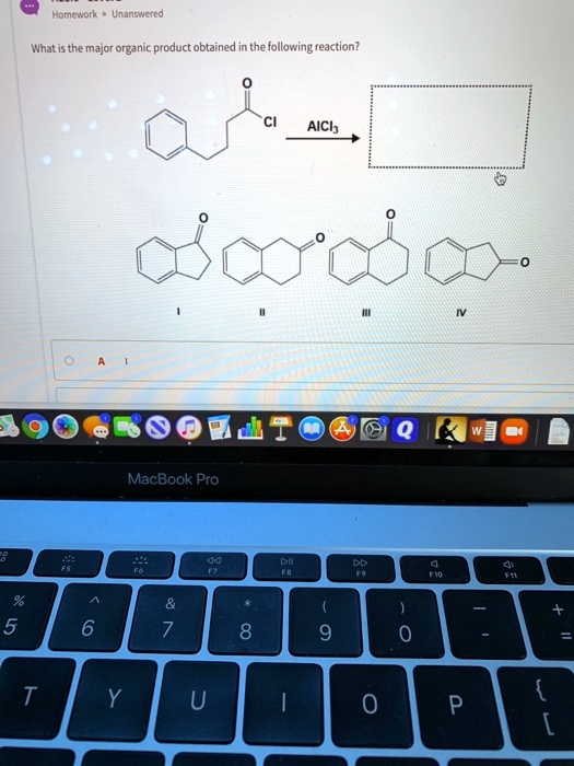 SOLVED: What is the major organic product obtained from the following ...
