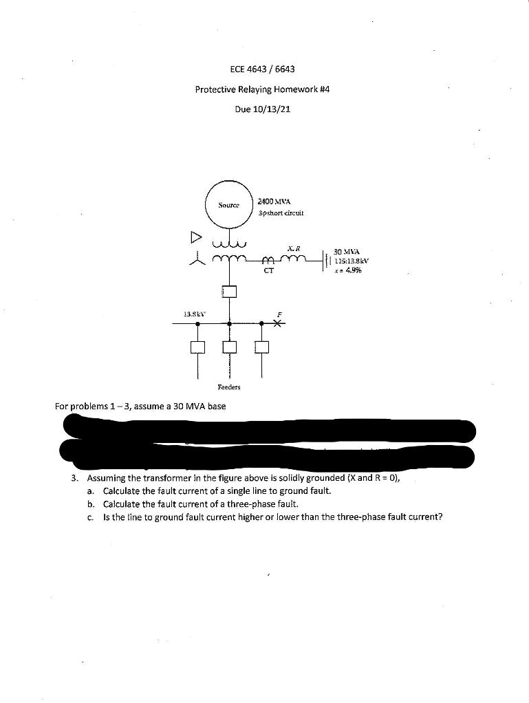 SOLVED: Assuming the transformer in the figure above is solidly ...