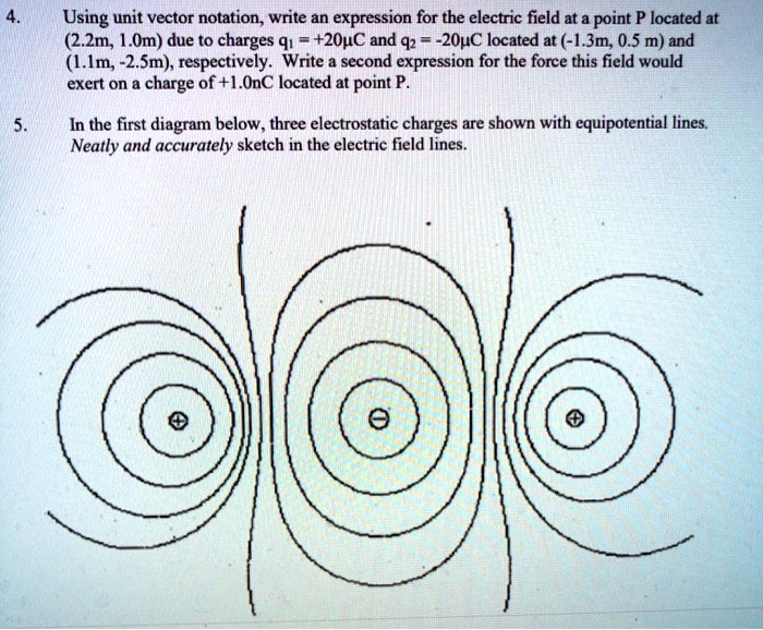 SOLVED: Using unit vector notation, write an expression for the ...