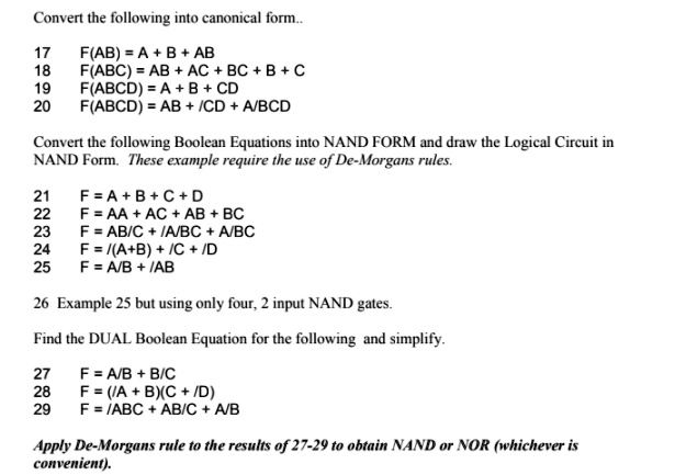 convert the following into canonical form fab a b ab fabc ab ac bc b c fabcd a b cd fabcd ab icd ...