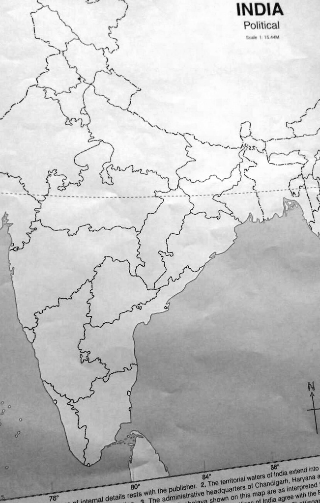 fill the points of map skill of chapter 1 of geography in indias ...
