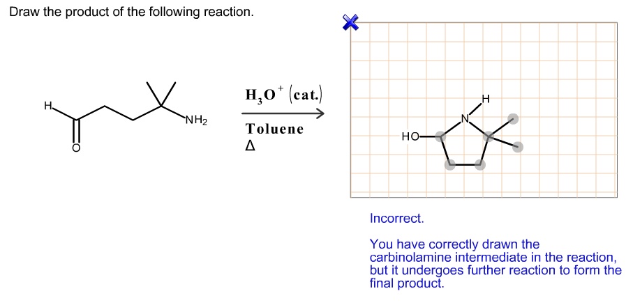 SOLVED:Draw the product of the following reaction: H,o (eat:) NHz ...