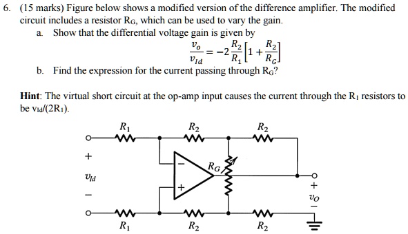 SOLVED: Figure below shows a modified version of the difference ...