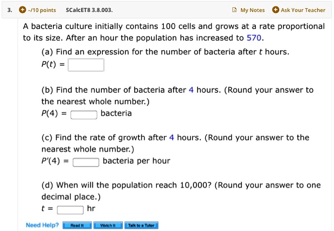 SOLVED: Text: /10 points SCalcET8 003 My Notes Ask Your Teacher The ...