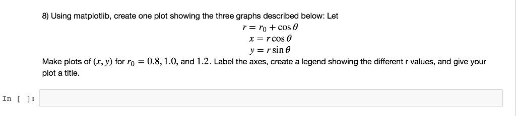 SOLVED: Using the Python programming language, please attach a picture with it. 8) Using ...