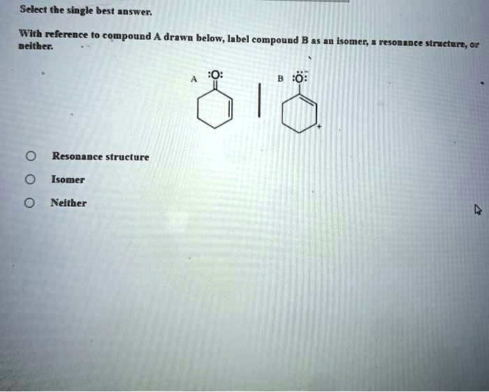 select the singla best answver with refcrence to compound drawn below ...