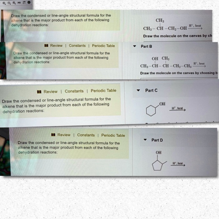 SOLVED: Draw the condensed or line-angle structural formula for the ...