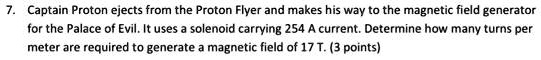 SOLVED: Captain Proton ejects from the Proton Flyer and makes his way ...