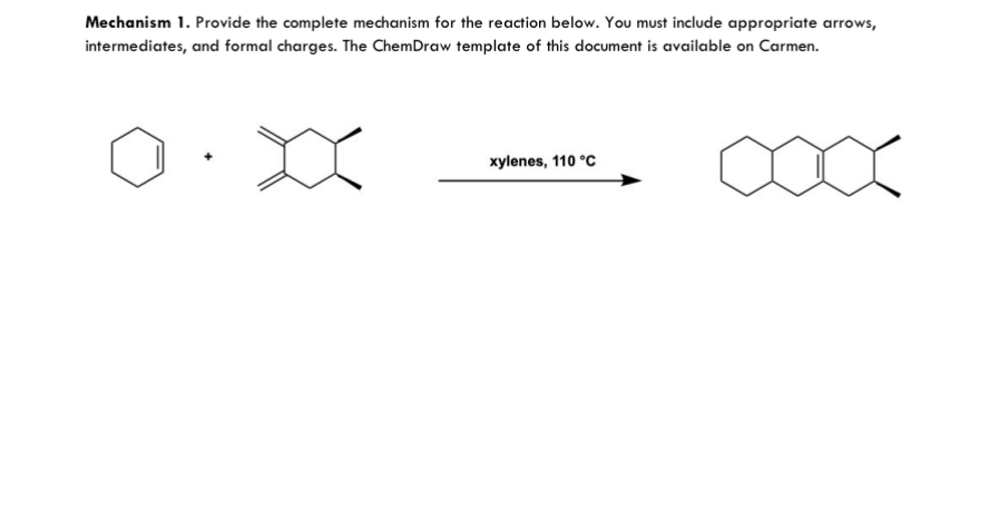 mechanism 1 provide the complete mechanism for the reaction below you ...