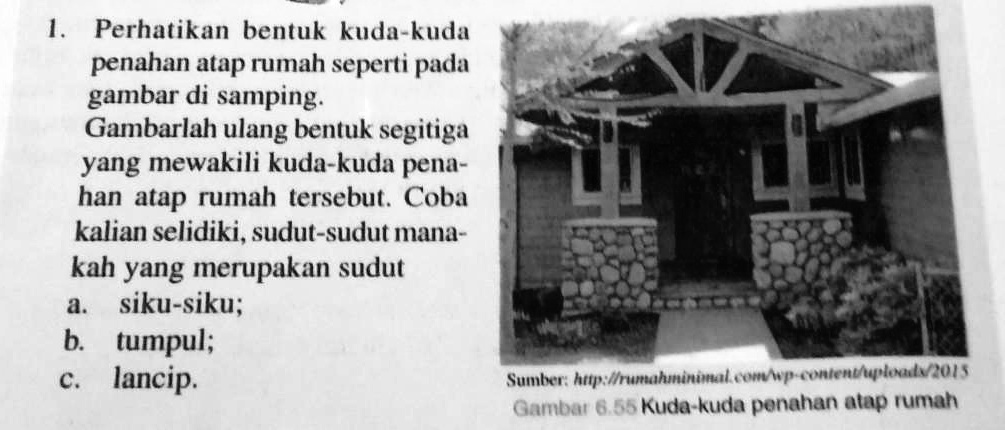 SOLVED: tolong kakk mohon bantunya Perhatikan bentuk kuda-kuda penahan ... SOLVED: tolong kakk mohon bantunya Perhatikan bentuk kuda-kuda penahan ...