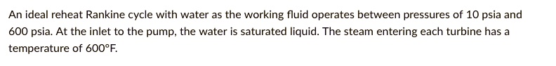 SOLVED: Find the intermediate pressure and plot efficiency vs ...