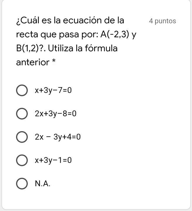 SOLVED: Ayúdenme porfa :( es para ahora iCuál es la ecuación de la 4 ... SOLVED: Ayúdenme porfa :( es para ahora iCuál es la ecuación de la 4 ...
