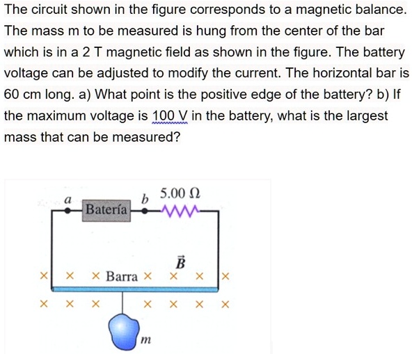 SOLVED: The circuit shown in the figure corresponds to a magnetic ...