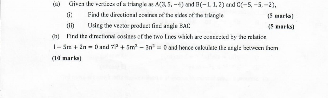 a given the vertices of a triangle as mathrma35 4 and mathrmb 112 and ...