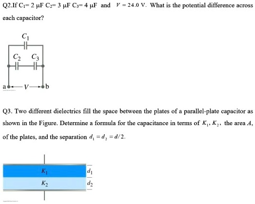 SOLVED: Q2: If C = 2AFC + HFC; and V = 24, what is the potential ...