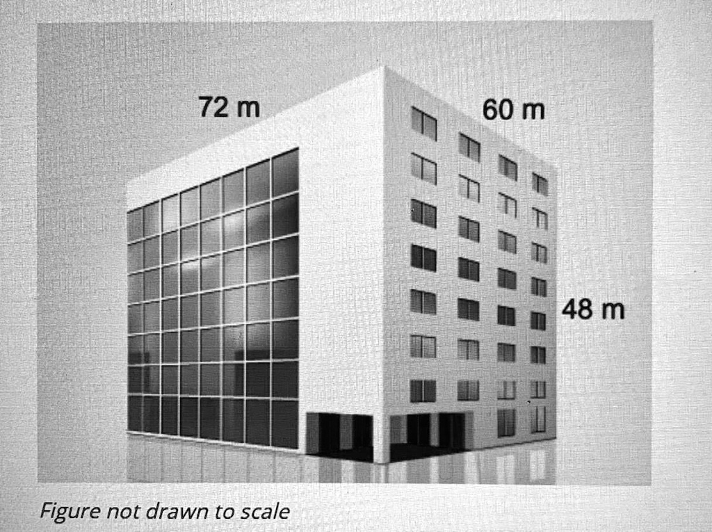 SOLVED: "An architect is making a model of a proposed office building ...