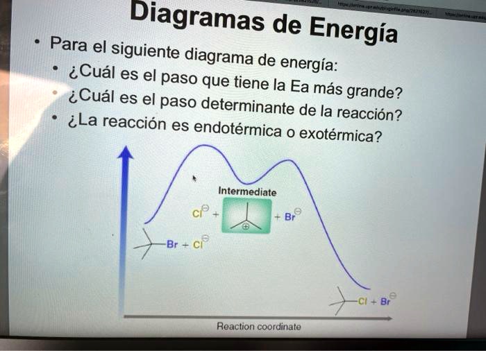 Solved Energy Diagrams For The Following Energy Diagram Which Step