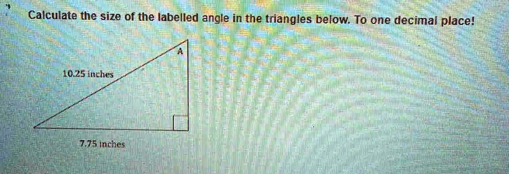 Calculate the size of the labelled angle in the triangles below. To one ...