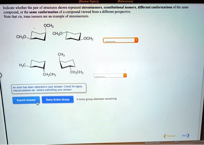 [Acetone] Indicate whether the pair of structures shown represent ...