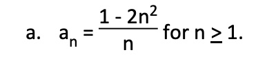 SOLVED: Determine if the following sequence is convergent. If the sequence is convergent, find ...