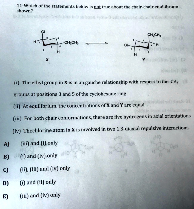 SOLVED: 11-Which of the statements below is DOt true about the chair ...