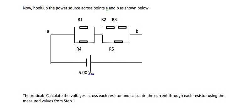 now hook up the power source across points and as shown below 500 vuc theoretical calculate the ...