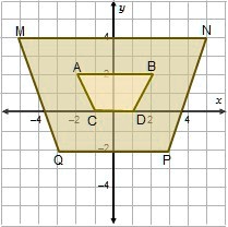 SOLVED: ' Is trapezoid ABDC the result of a dilation of trapezoid MNPQ by a scale factor of ...