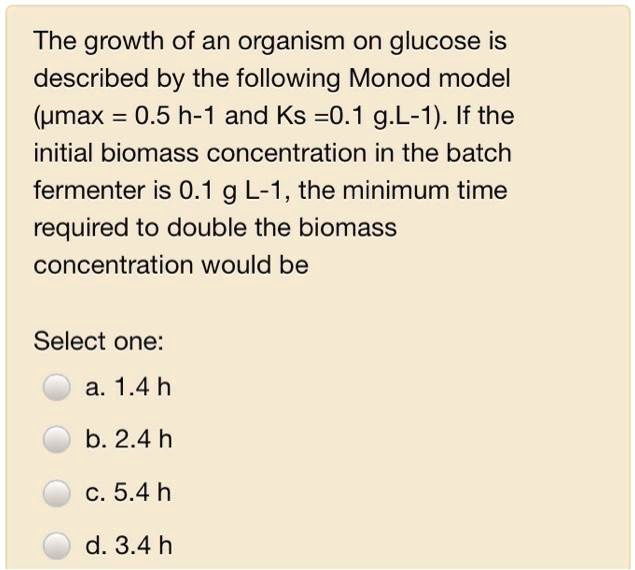 VIDEO solution: The growth of an organism on glucose is described by ...