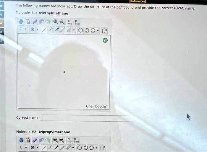 The following names are incorrect. Draw the structure of the compound ...