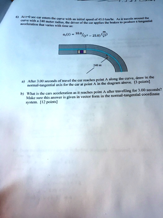 SOLVED: Acceleration that varies with time as: a = 10.0 / (2 - 25 ...
