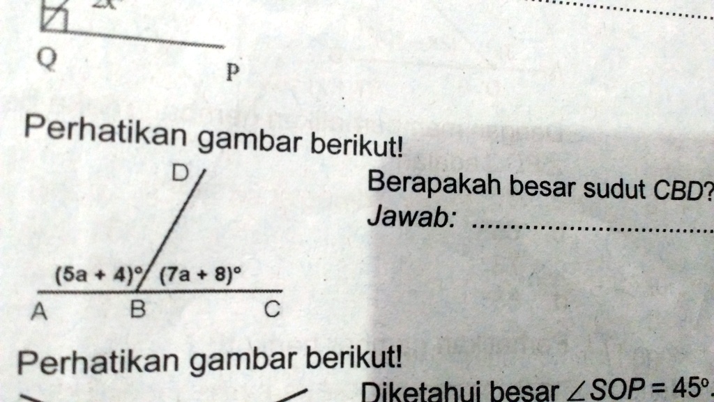 SOLVED: Berapakah besar sudut CBD Perhatikan gambar berikutl Berapakah ... SOLVED: Berapakah besar sudut CBD Perhatikan gambar berikutl Berapakah ...
