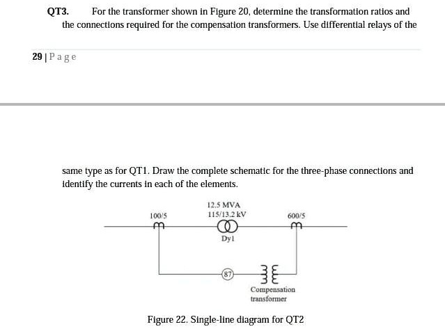 29 | Page QT3. For the transformer shown in Figure 20, determine the ...