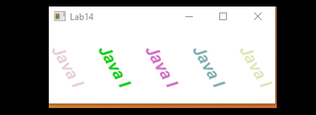 Solved Instructions Create A Javafx Program That Displays The Text Java I 5 Times In 5