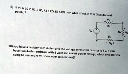 SOLVED: I have two 4-ohm resistors with 3-watt and 4-watt power ratings ...