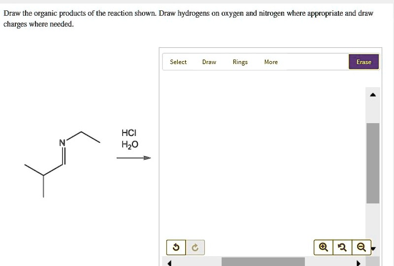SOLVED: Draw the organic products of the reaction shown. Draw hydrogens ...