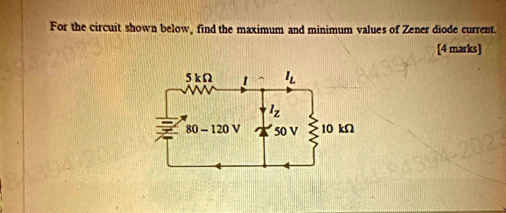 Solved Texts For The Circuit Shown Below Find The Maximum And