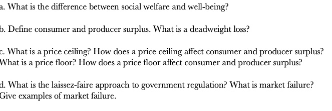 VIDEO solution: . What is the difference between social welfare and well-being? . Define ...