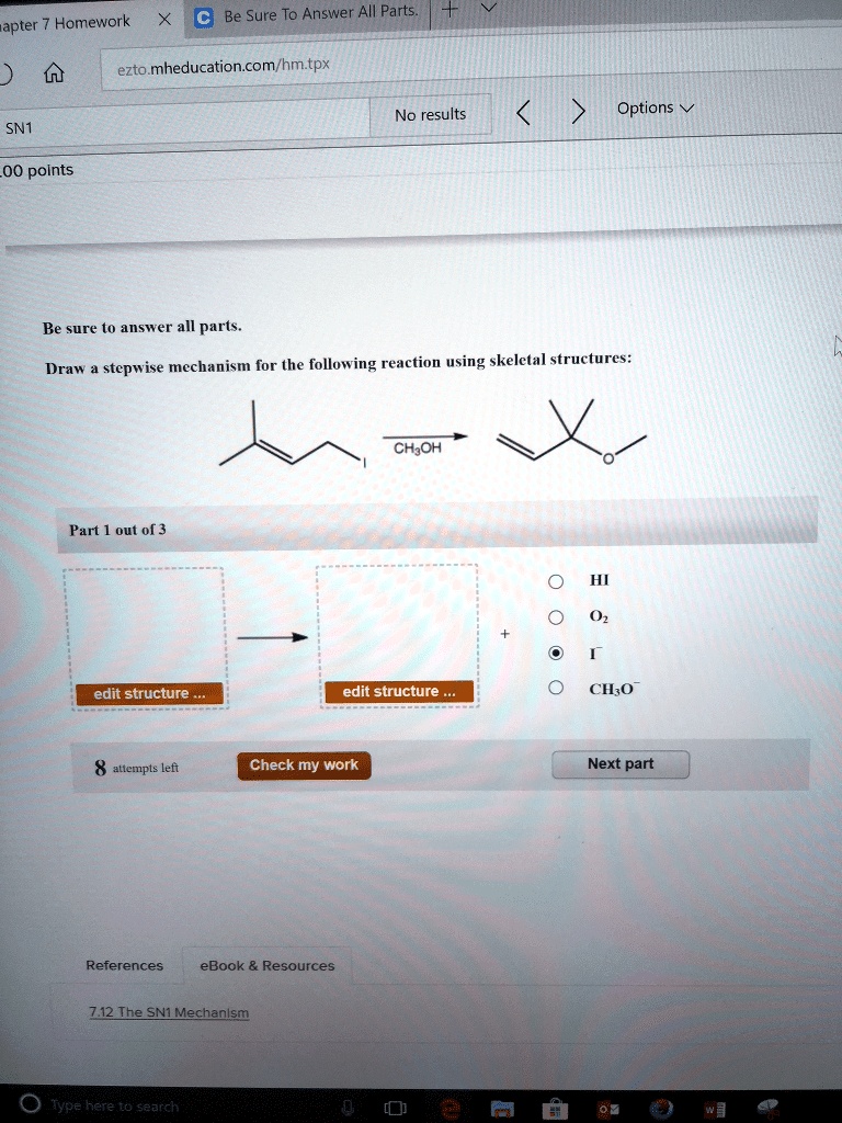 SOLVED: 'draw a stepwise mechanism for the following reaction.